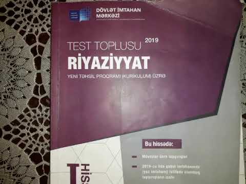 Riyaziyyat test toplusu . Adi və onluq kəsrlər