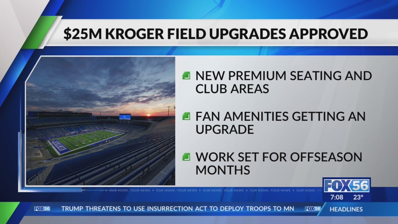 $25M improvement project at Kroger Field aims to boost fan experience ...