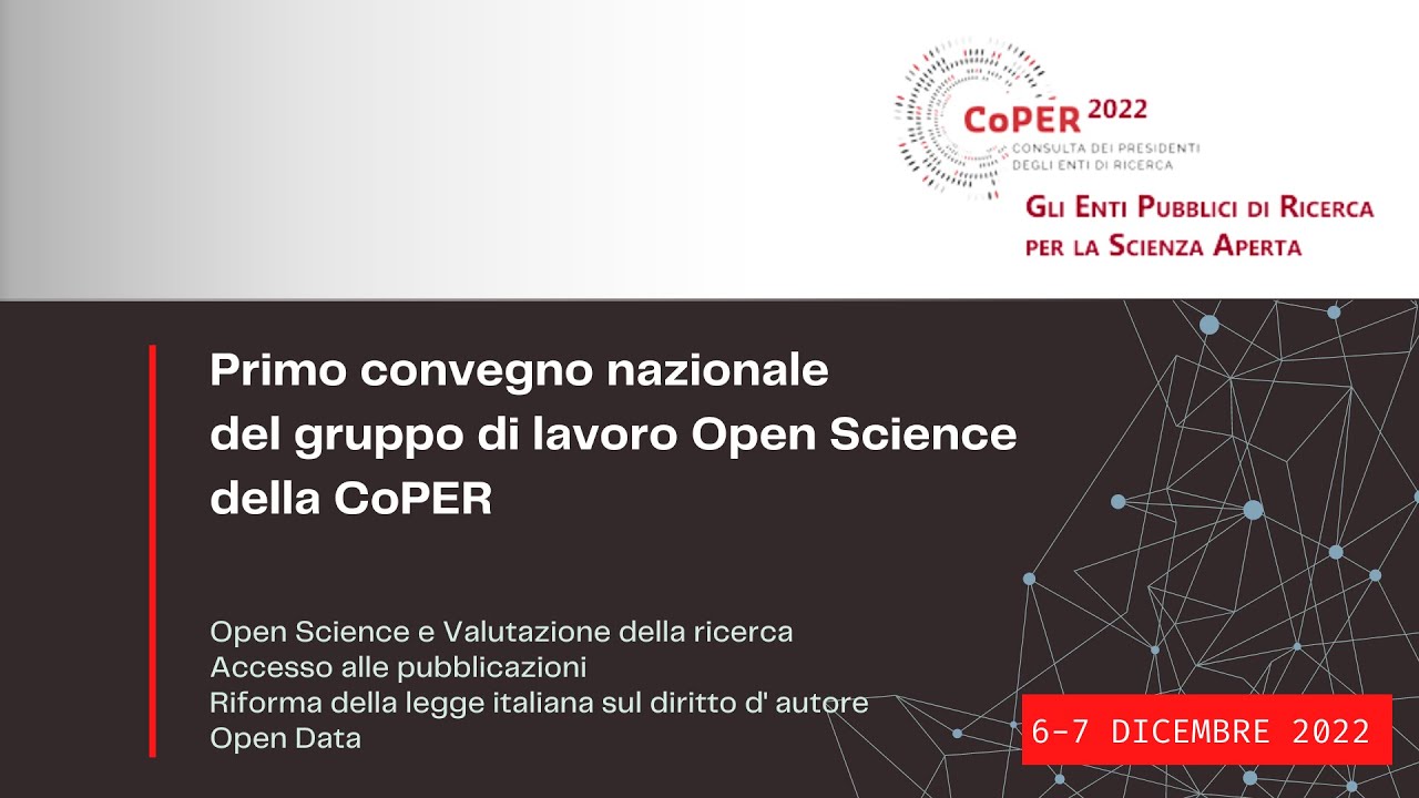 Gli Enti pubblici di ricerca per la Scienza Aperta - YouTube