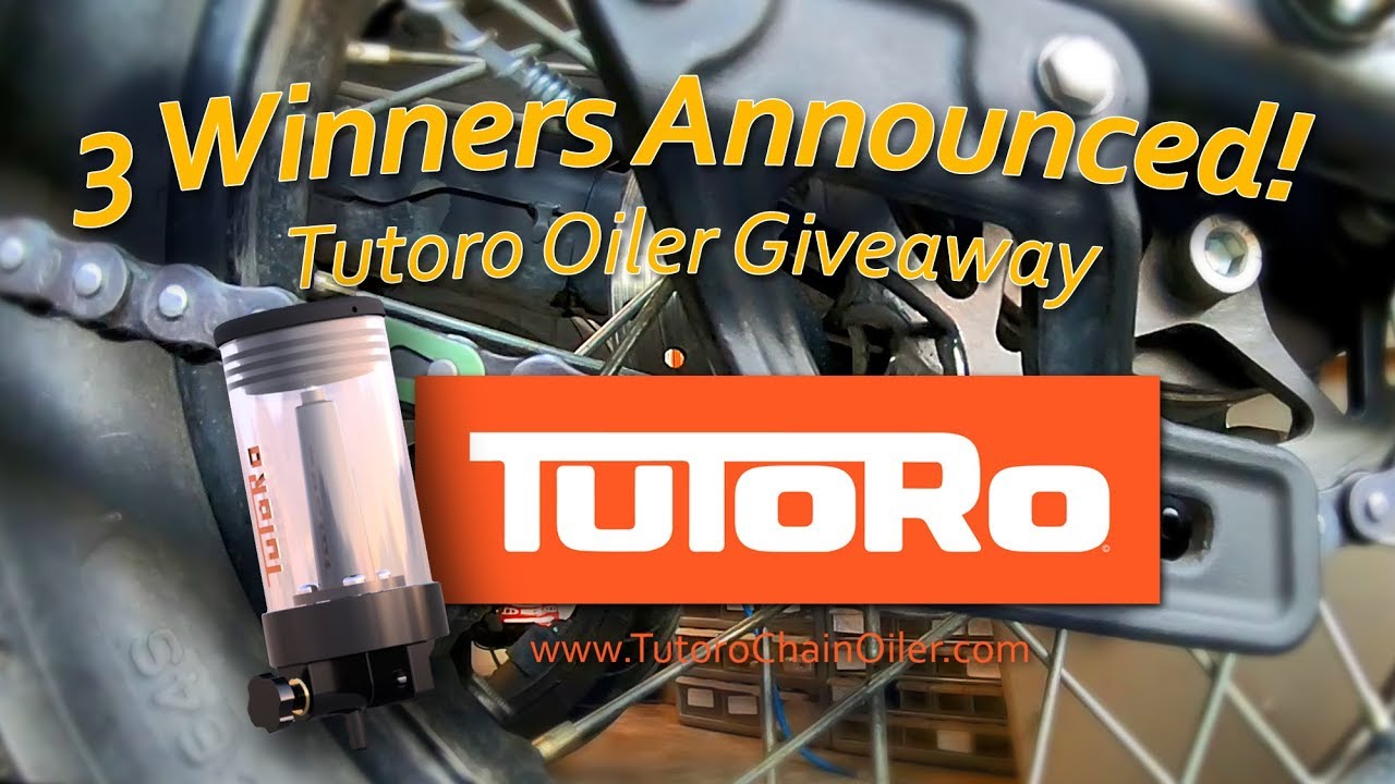 WINNER(S) ANNOUNCED! Tutoro Chain Oiler Drawing Completed... - YouTube