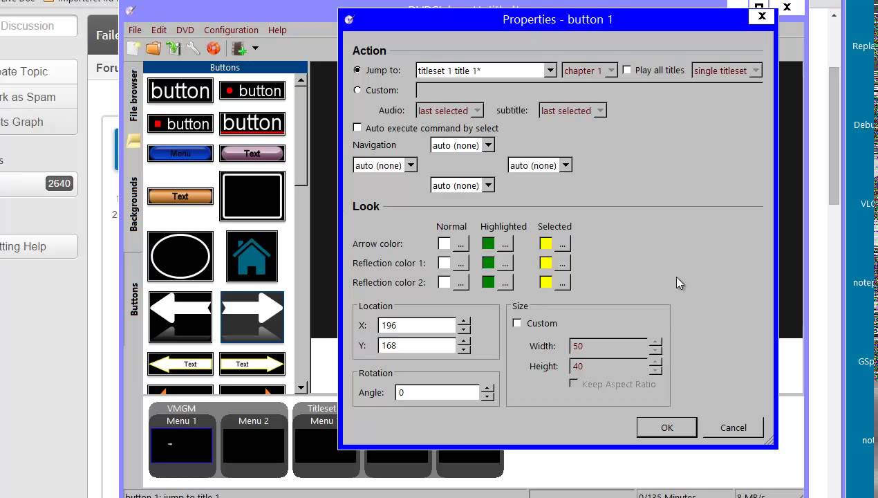 DVDStyler - Menu types and their entry - YouTube