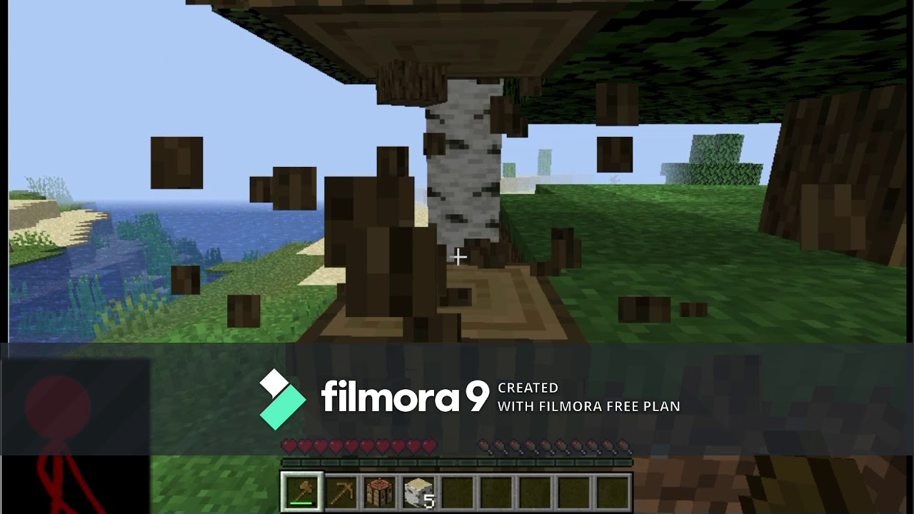 Dark Red Stick Figure Let's Play Minecraft - YouTube