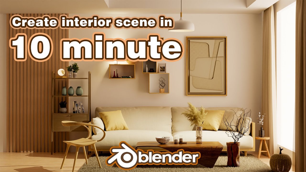 Create Stunning Interior Scenes in Blender in Just 10 Minutes! - YouTube