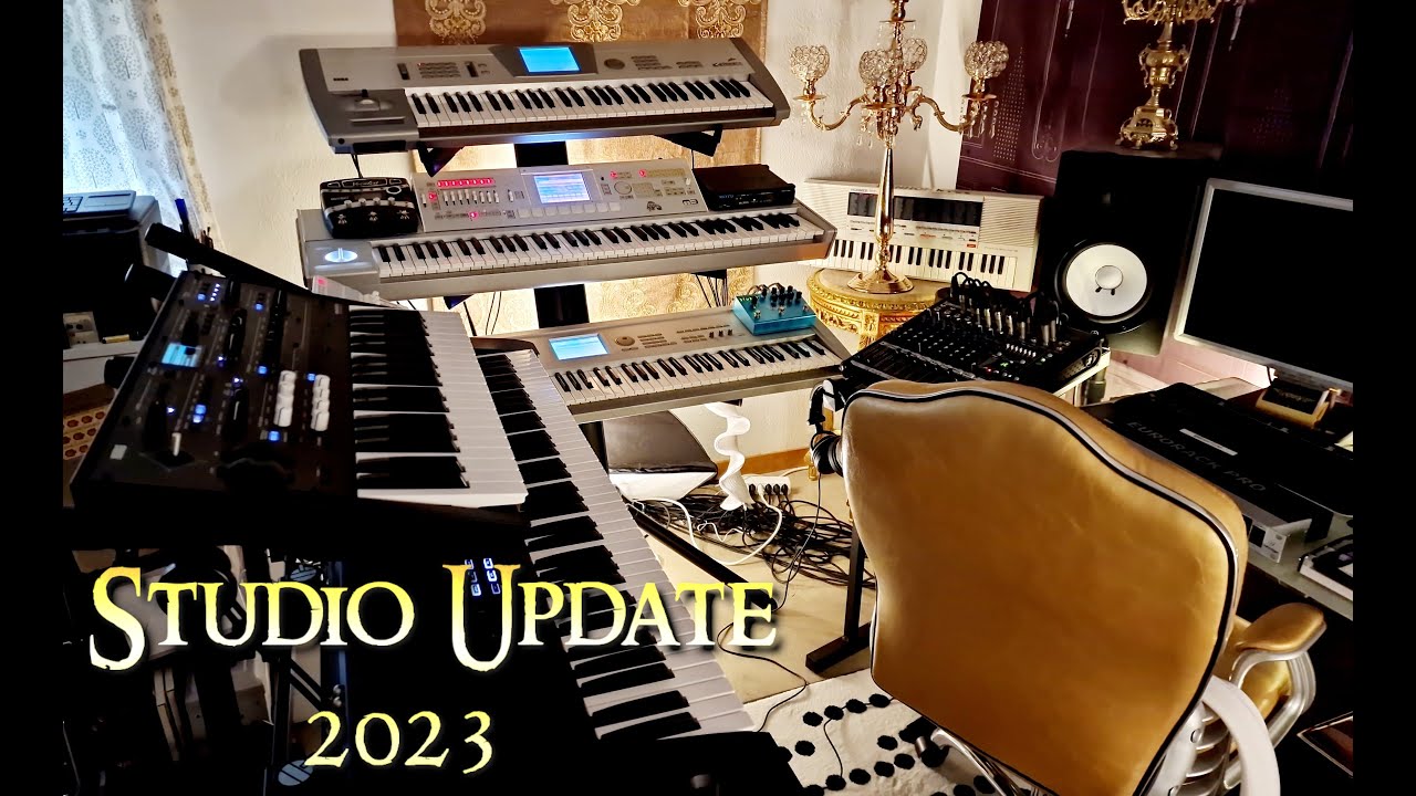 My 2023 SYNTHESIZER Setup - Studio Update - YouTube