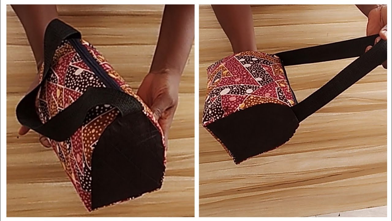 Ladies handbag cutting and stitching // Shopping bag // DIY bag ...