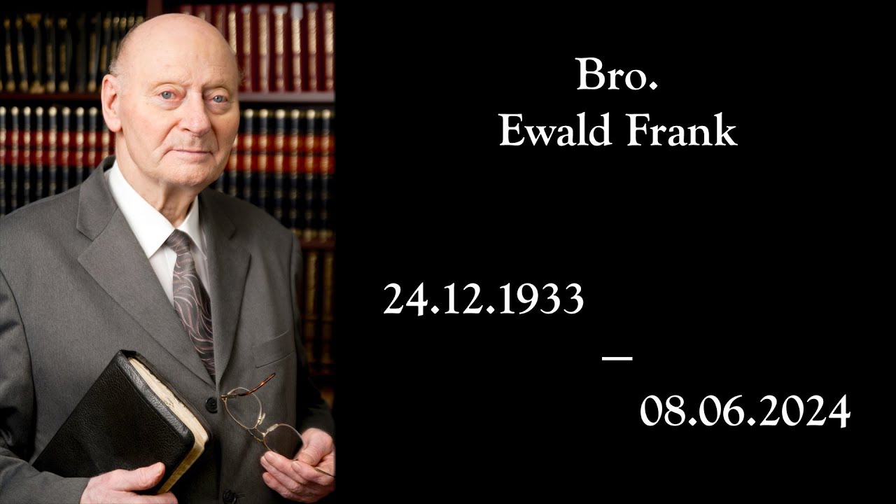 2024-06-16 1000 [ES] Servicio memorial Bro. Ewald Frank - YouTube