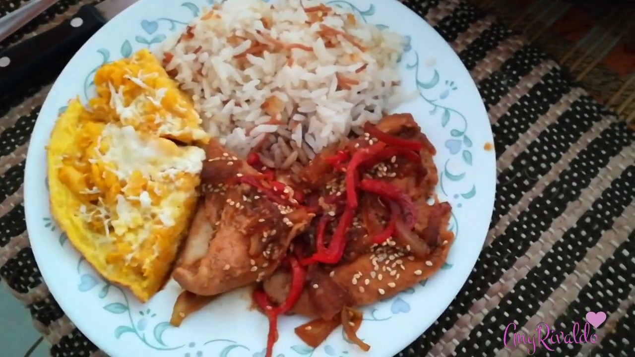 PECHUGA EN SALSA Y TORTA DE PLÁTANO MADURO | ANY RIVALDO - YouTube
