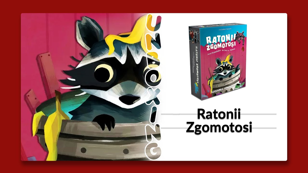 Ratonii Zgomotosi unboxing joc de societate - YouTube