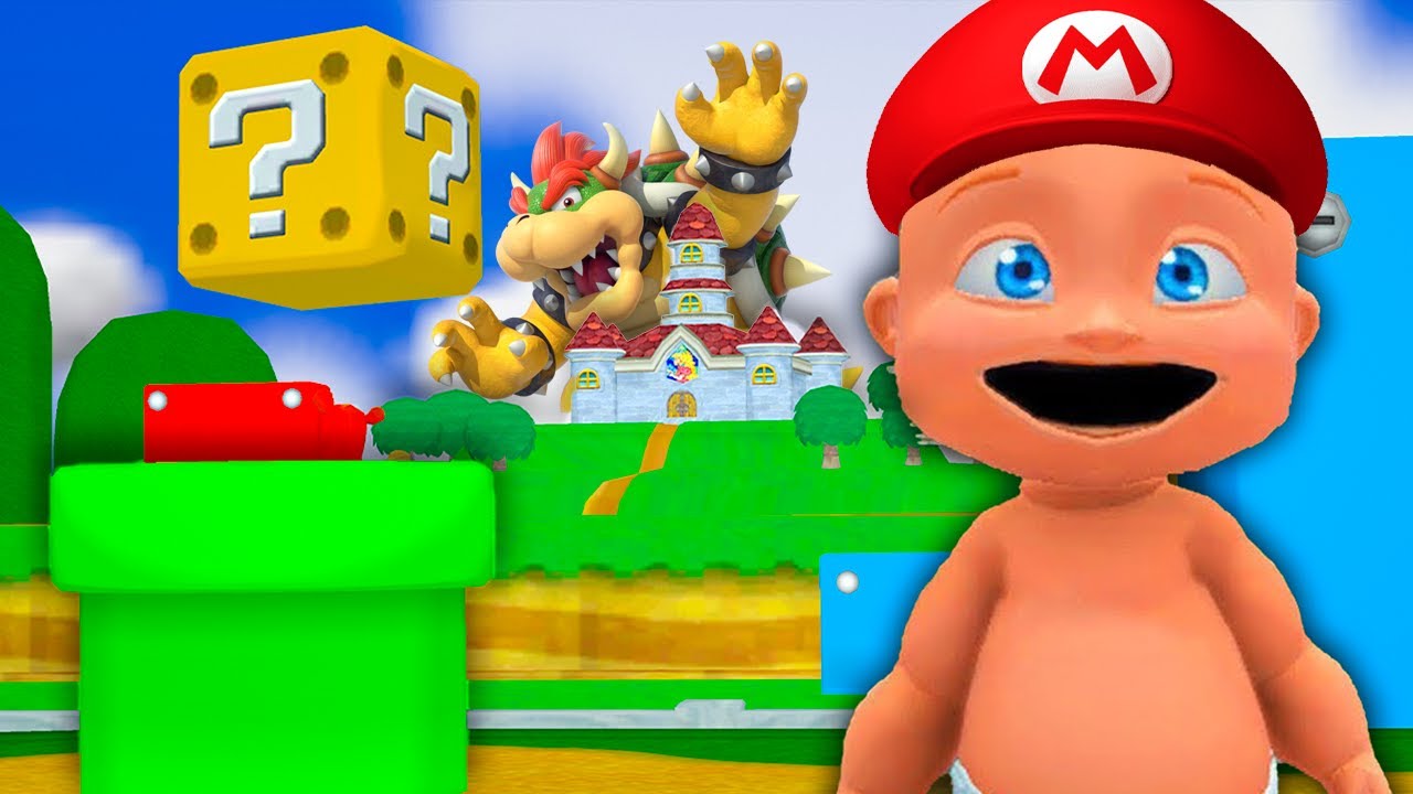 Baby SHAPESHIFTS into MARIO! - YouTube