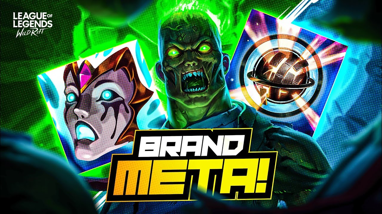 BRAND CONTRA COMP CERTA É 100% VITÓRIA!!! LOL WILD RIFT - YouTube