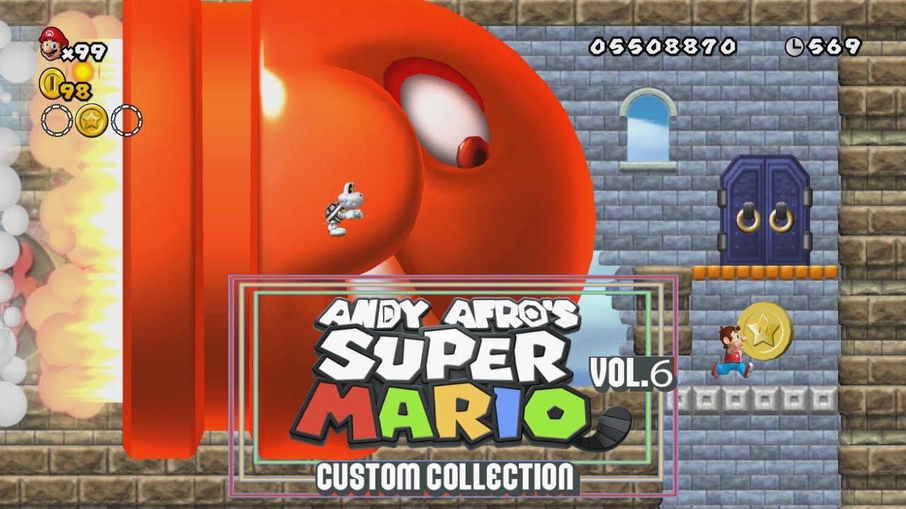 Andy Afro 6 New Super Mario Bros.Wii #24 Walkthrough 100% - YouTube