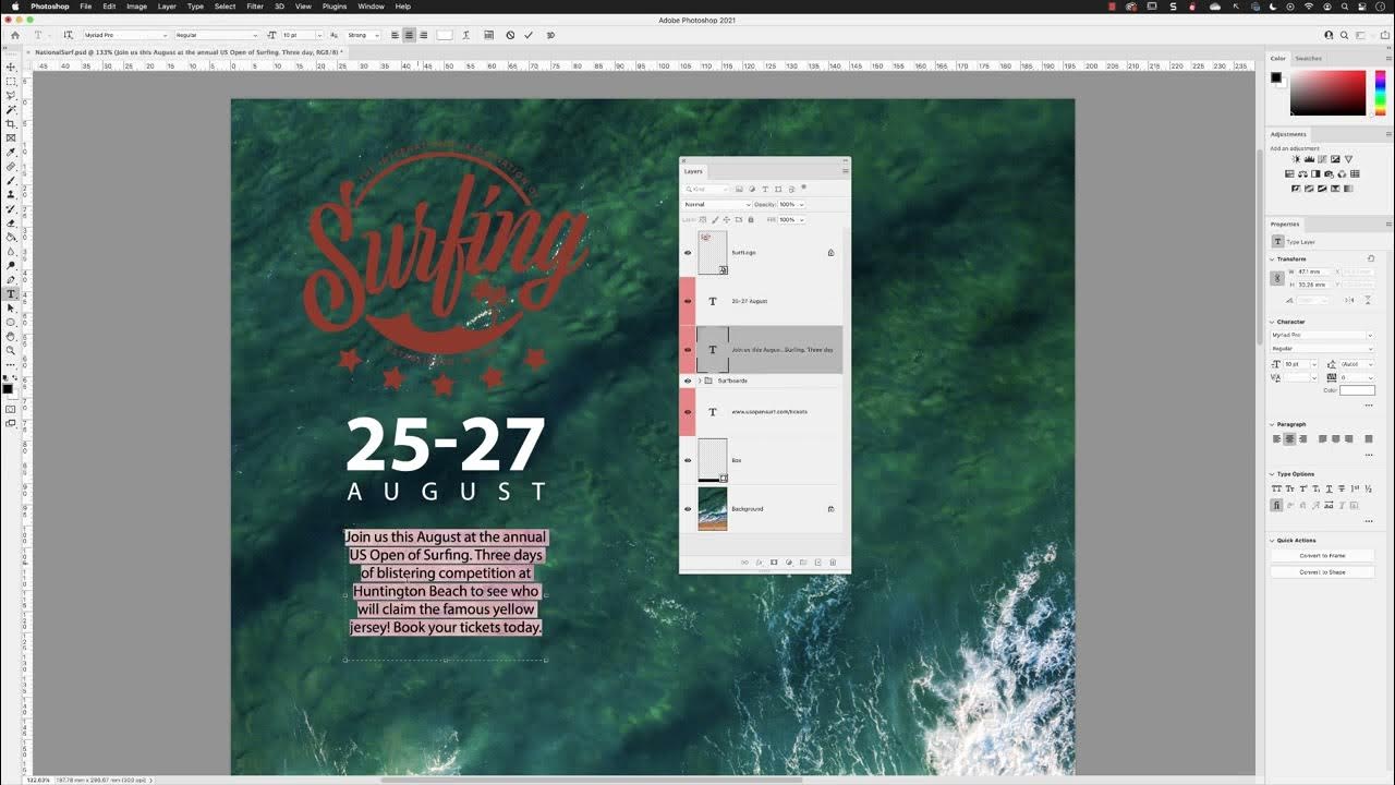 Edit Text layers - YouTube