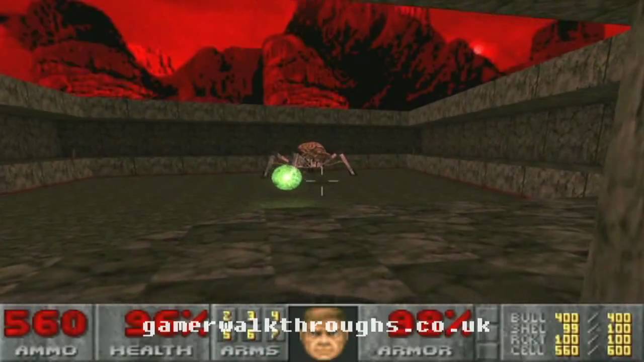 Doom walkthrough - FINAL BOSS - Spider mastermind - YouTube
