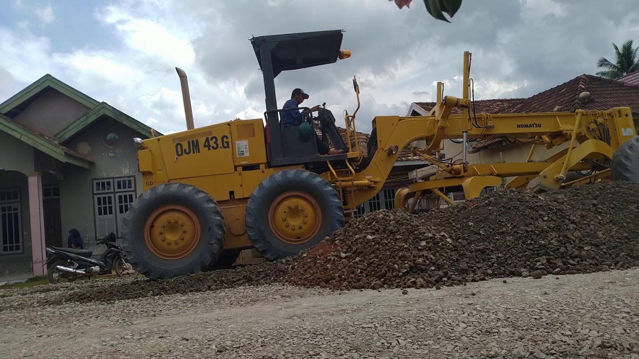 Tandem roller ,,, Motor grader,,, jenis-jenis pembuatan jalan... - YouTube