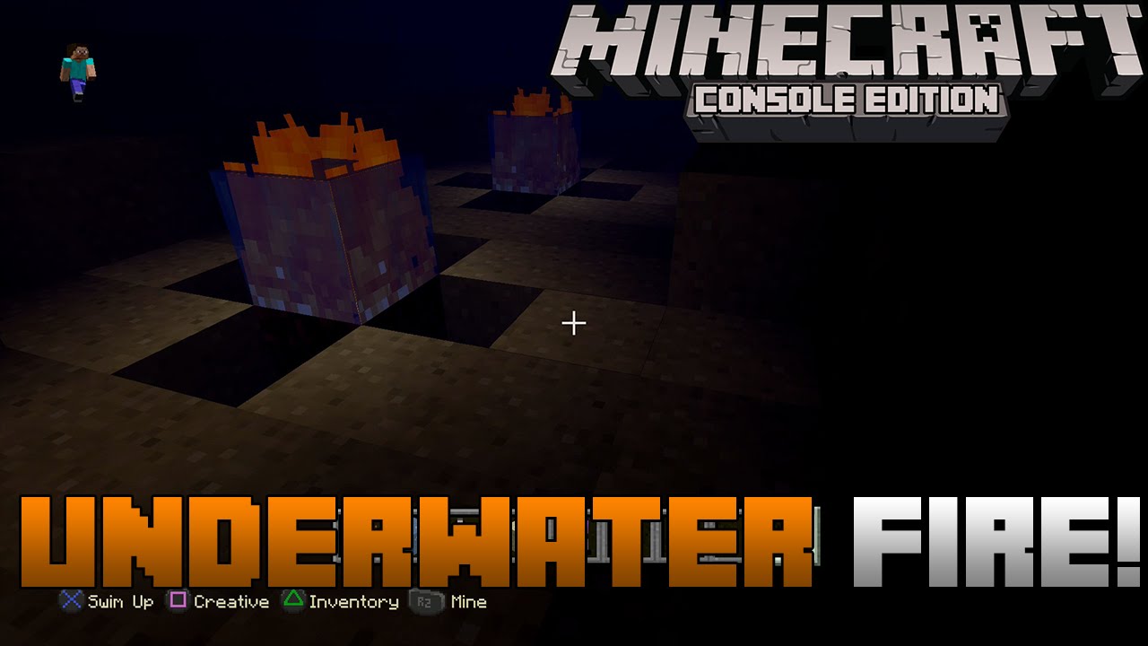 Minecraft Xbox & Playstation: How to Get Underwater Fire! | Glitch ...