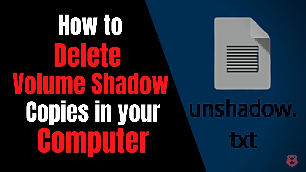 How To Delete Shadow Volume Copies In Windows 10 Windows 10 Shadow How To Delete Shadow Volume Copies In Windows 10 Windows 10 Shadow