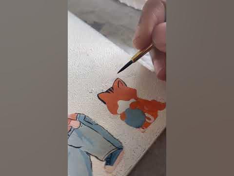 Painting on tab PART 2 🧑‍🎨stay tuned for complete look #youtubeshorts # ...