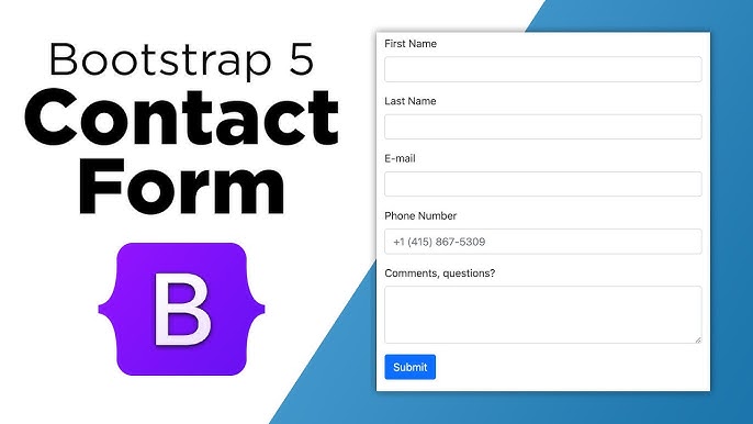 Bootstrap Form With Icons Form Controls
