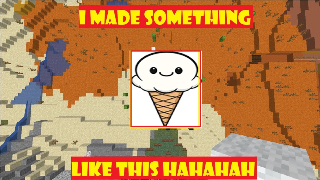 How to build ice cream in minecraft in the fastest way. - YouTube