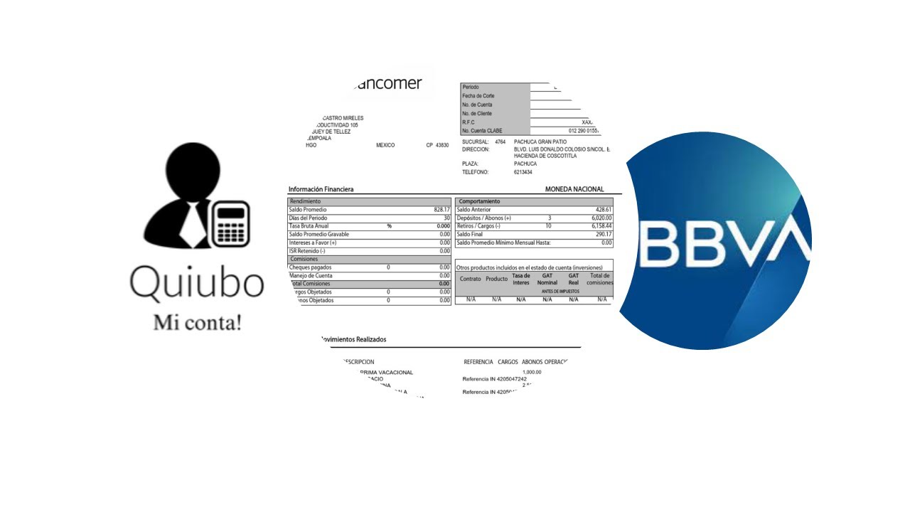 Descargar estado de cuenta mes completo BANCOMER BBVA 2022 - YouTube