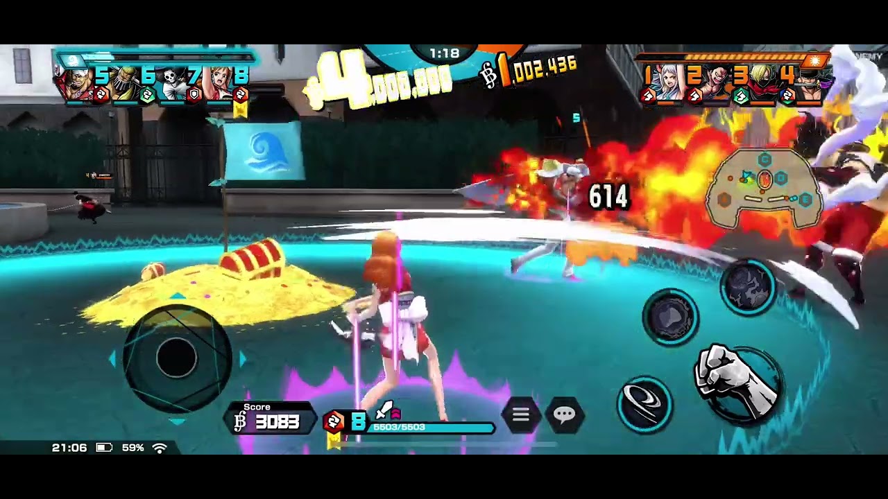One Piece Bounty Rush Serious Challenge Battle: Raid on Onigashima Nami ...