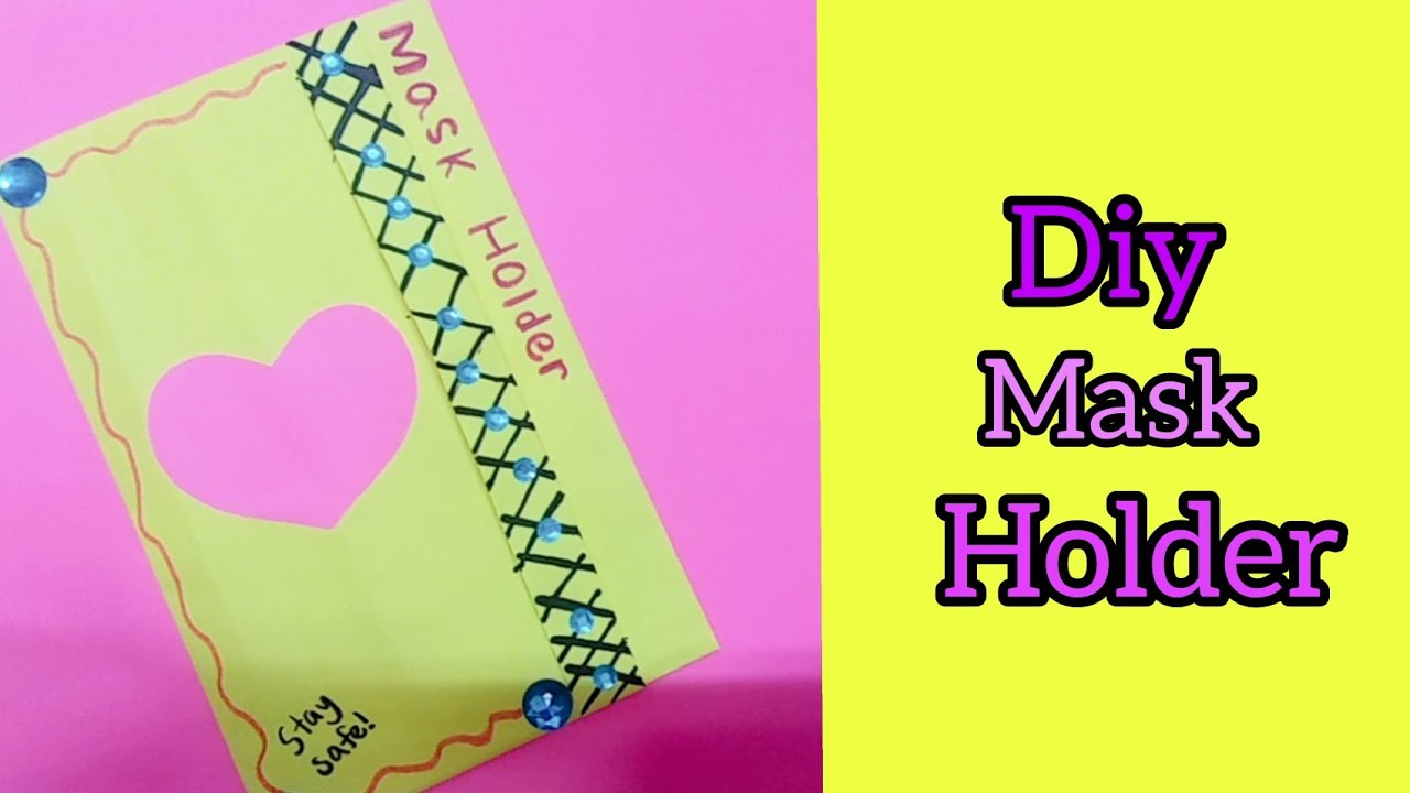 DIY Mask Holder Easy - YouTube