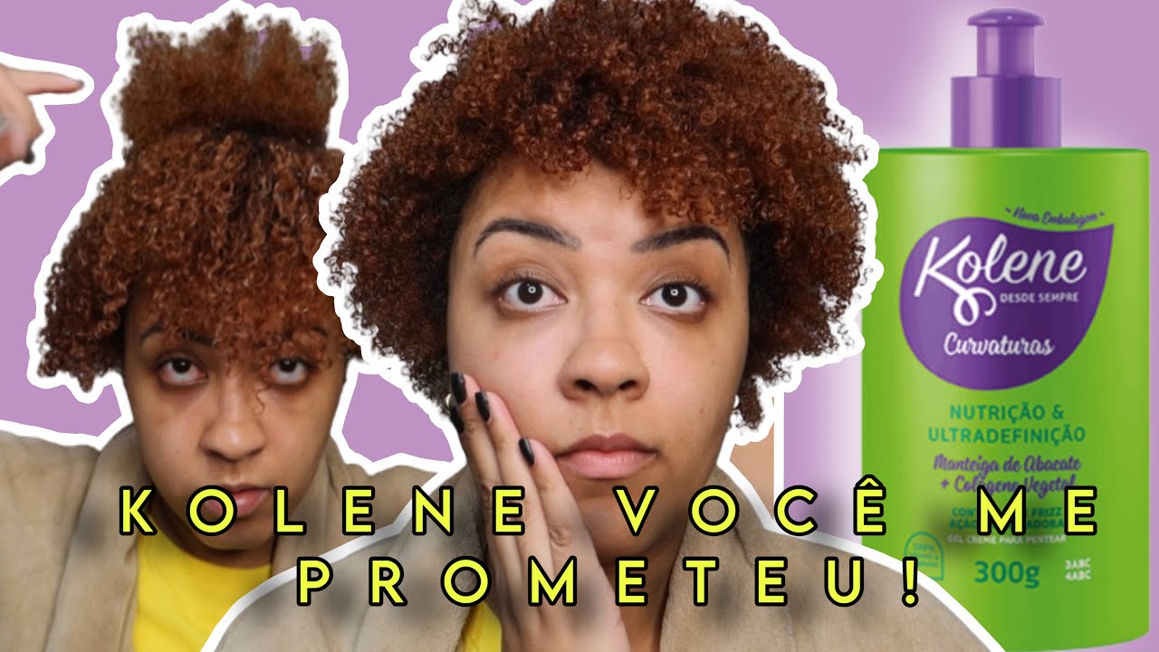 GEL CREME KOLENE Resenha SINCERA! | *CABELO CRESPO* - YouTube