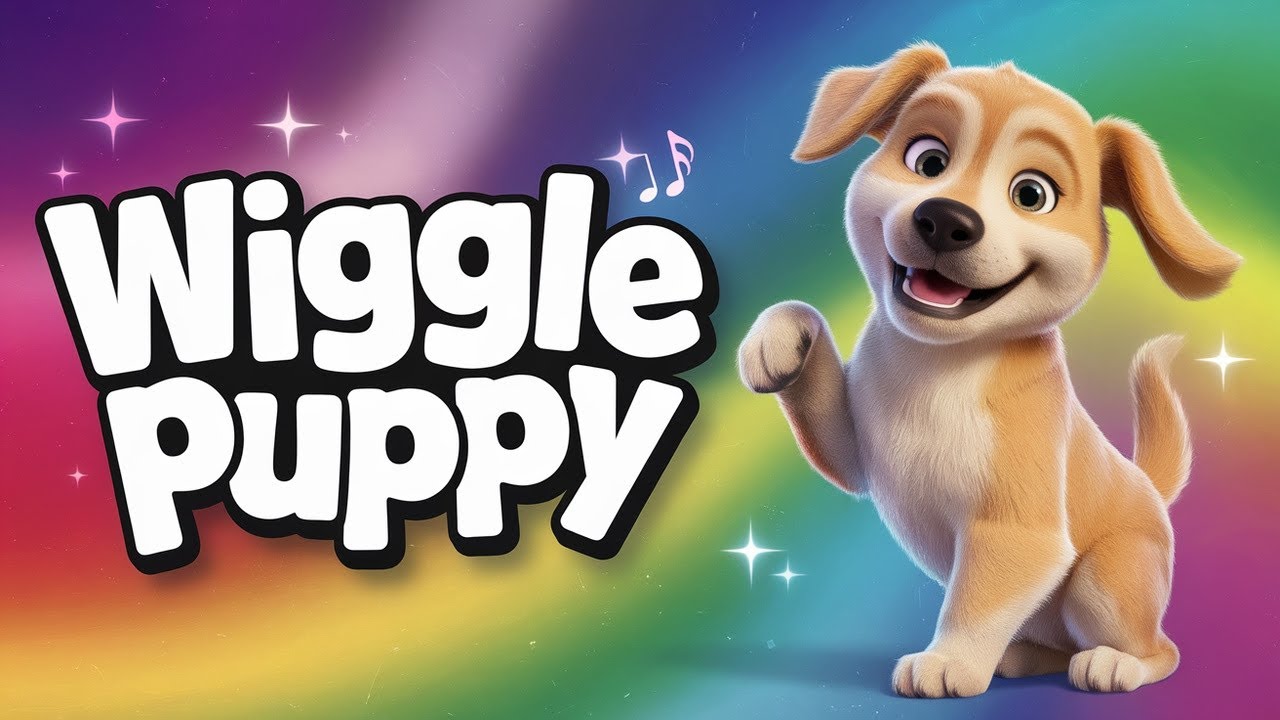 Wiggle Waggle Puppy | Fun Animal Dance for Kids | Preschool & Toddler ...