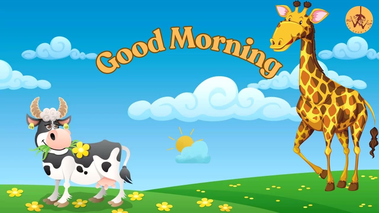Good morning Song 5 #cartoon #kids #fun #kidsvideo #education # ...