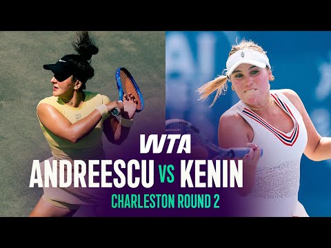 Bianca Andreescu vs. Sofia Kenin  | 2026 Charleston Round 2 | WTA Match Highlights