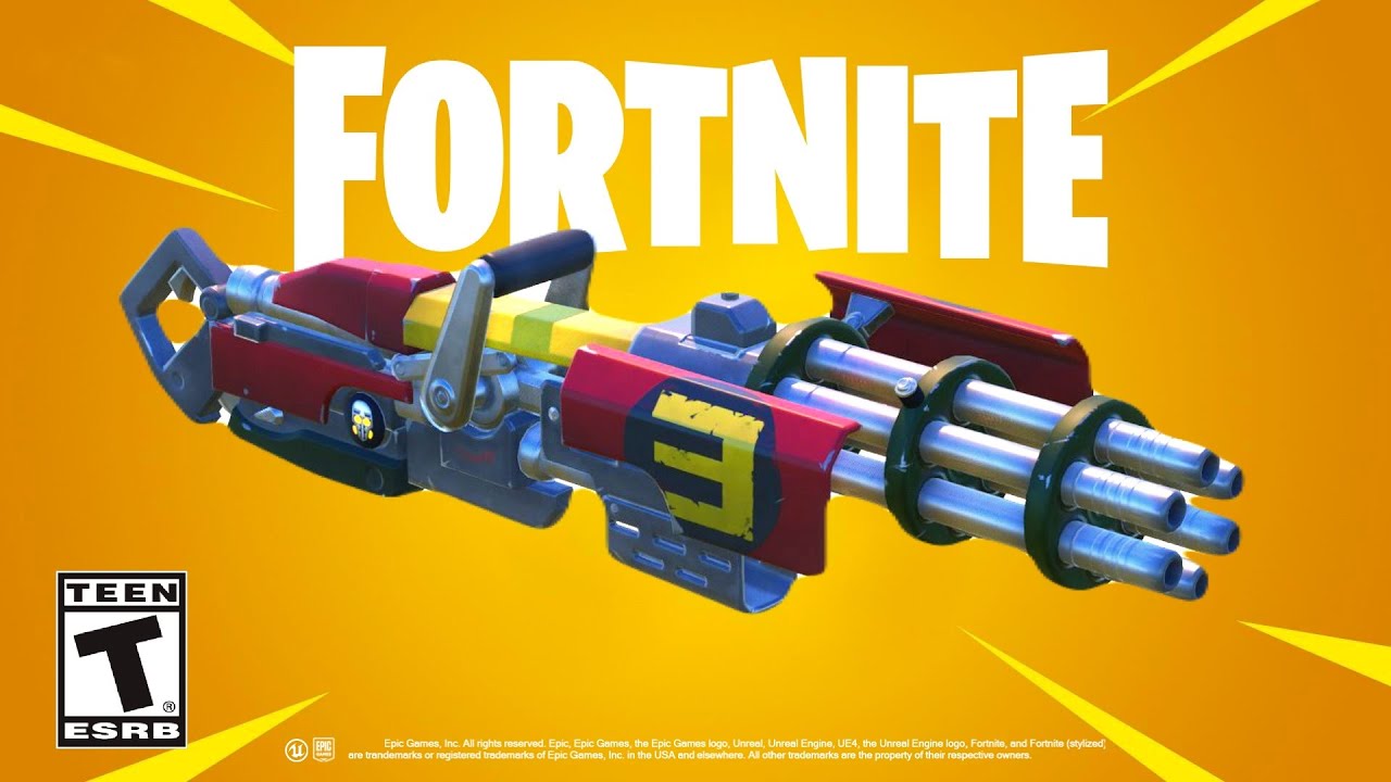*NEW* FORTNITE MYTHIC UPDATE! (RG Minigun) - YouTube