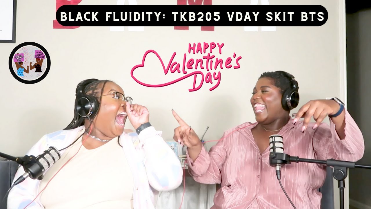 black fluidity: BTS of recording TKB205 VDAY SKIT - YouTube