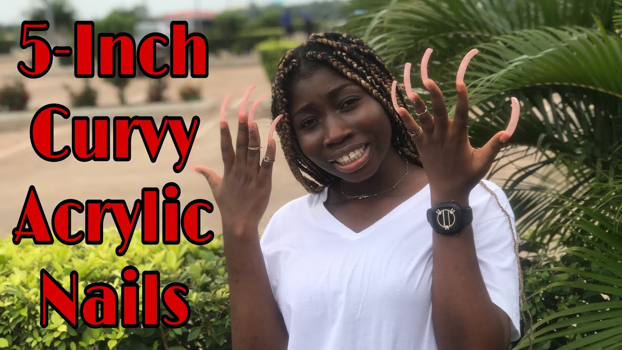 SHOPPING WITH 5-INCH LONG CURVY ACRYLIC NAILS||AnitaChristie - YouTube
