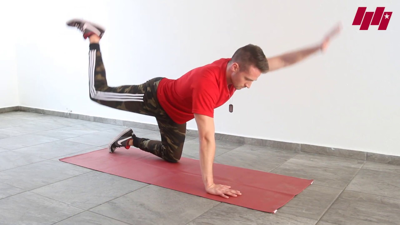 Contralateral Limb Raises 🎖 - YouTube