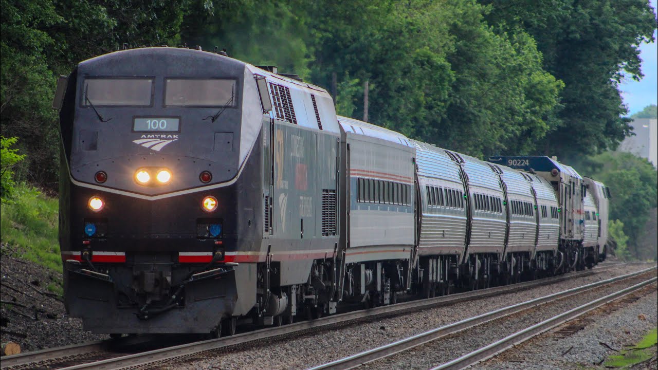 Extremely Rare Amtrak Downeaster Consist with P42DC 100, NPCU 90406 ...