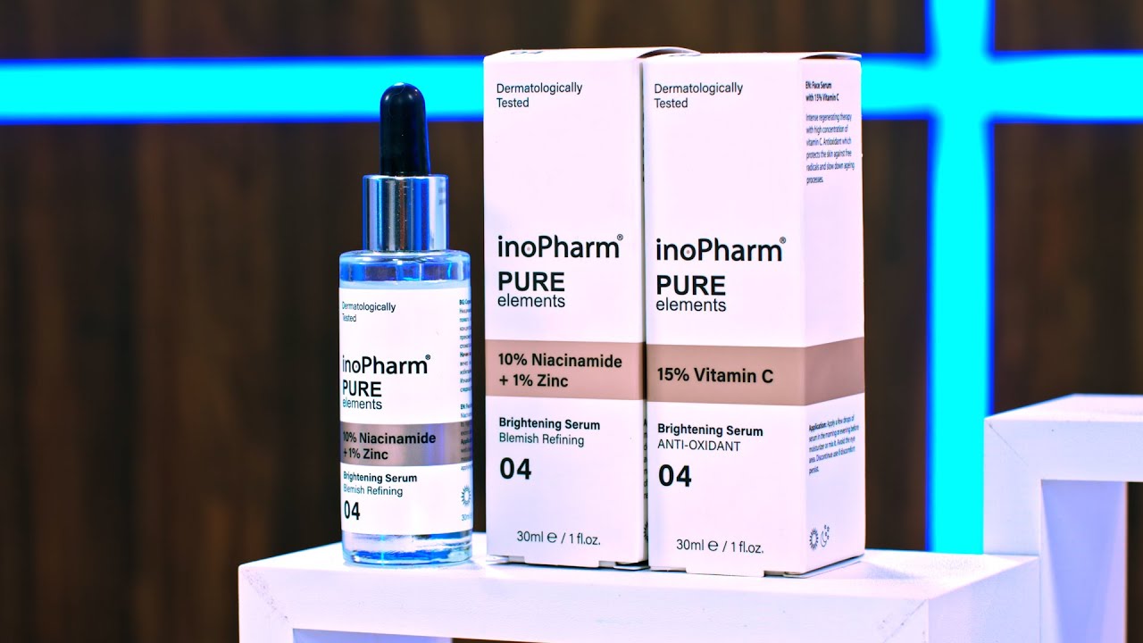 Козметика InoPharm Pure Element - store.bg - YouTube