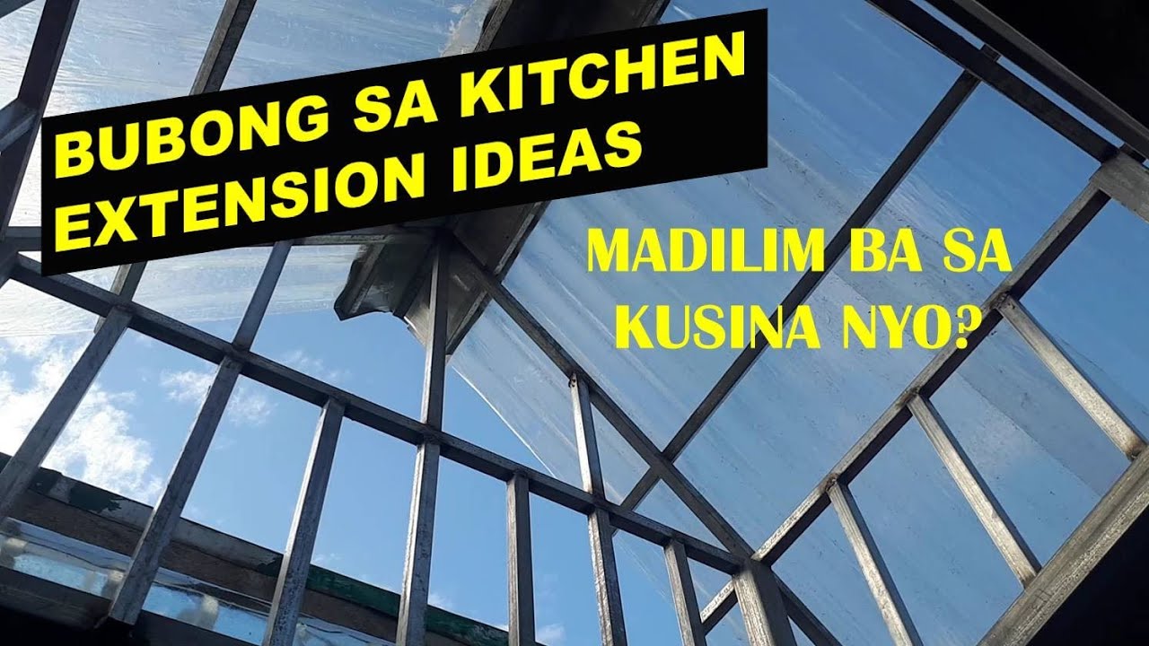 TRANSPARENT SHEET NA BUBONG SA KUSINA SAFE BA? - YouTube