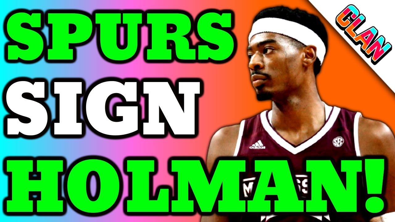 Spurs SIGN Aric Holman ! - YouTube