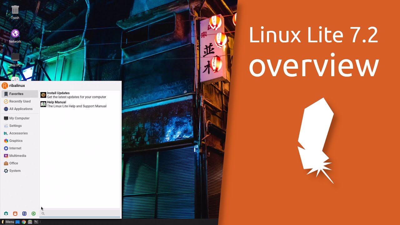 Linux Lite 7.2 overview | Simple Fast Free. - YouTube