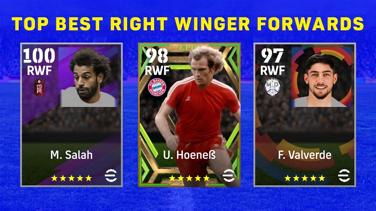 Top *NEW BEAST RWF* Right Winger Forwards in eFootball 2023 - YouTube