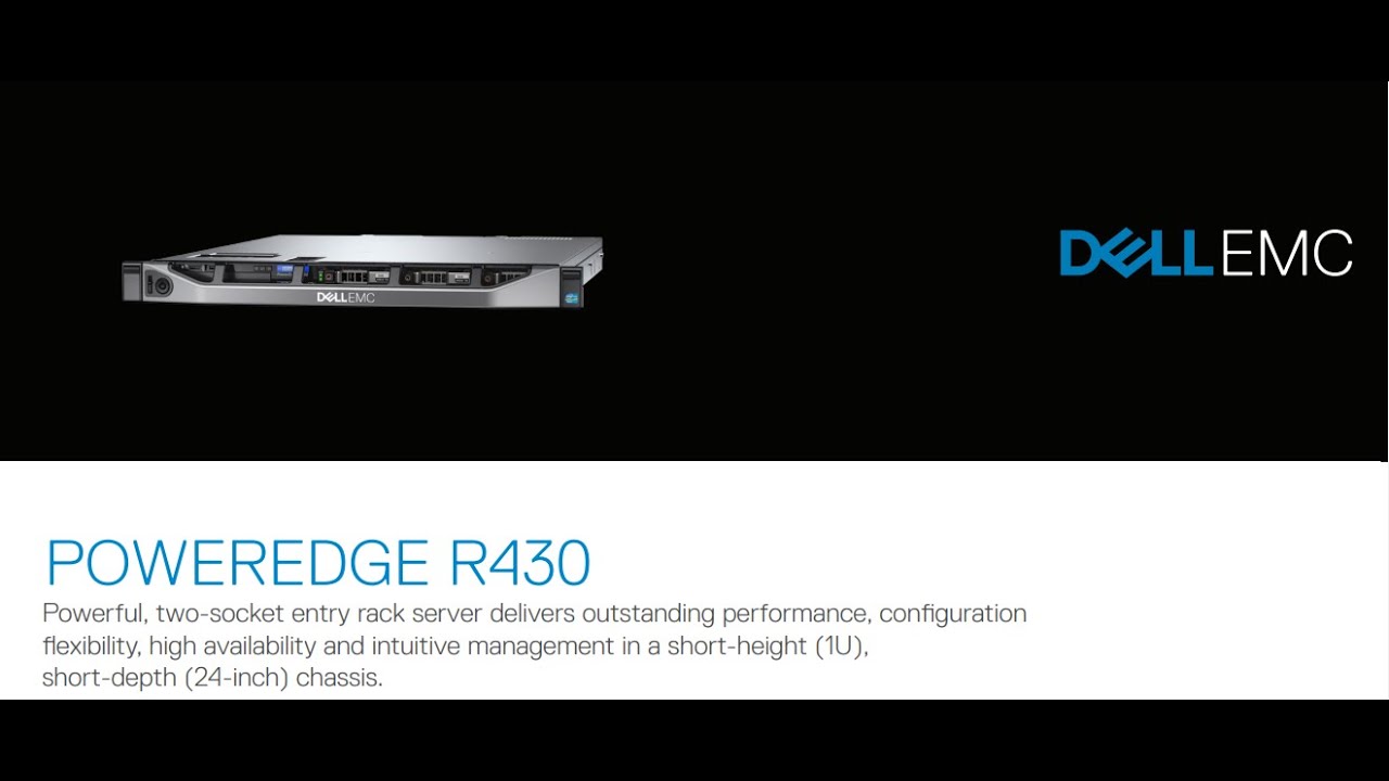 Dell R430 Hardware Overview - YouTube