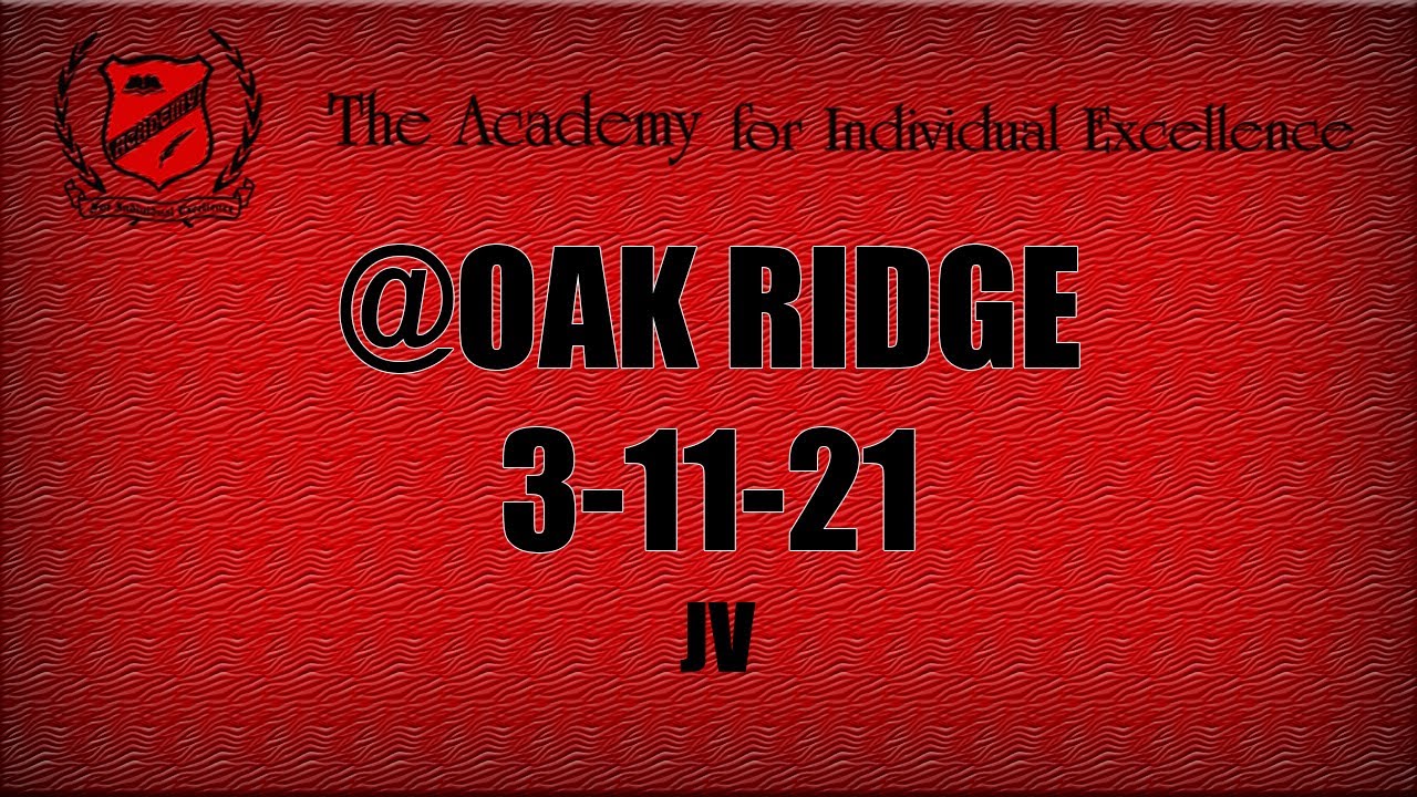 2021 Oak Ridge JV - YouTube