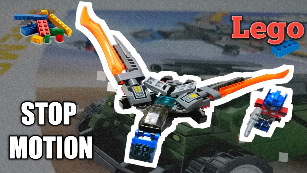 Dragon Jet | Lego | stopmotion | building block | transfomer | mini ...