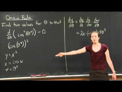 Chain Rule | MIT 18.01SC Single Variable Calculus, Fall 2010 - YouTube