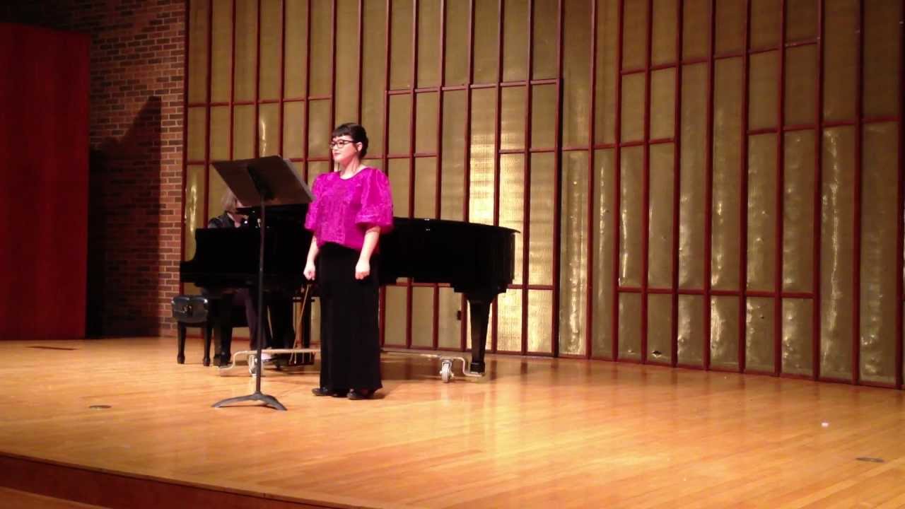 Angie Ostaszewski, Przasniczka (Stanislaw Moniuszko) Polish folk song ...