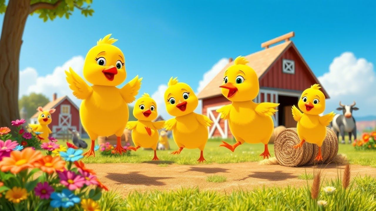 🐥🎶 Chú Gà Con Vui Vẻ [Vi-ver] 🐥🎶| Bài Hát Thiếu Nhi Vui Nhộn Cho Bé ...