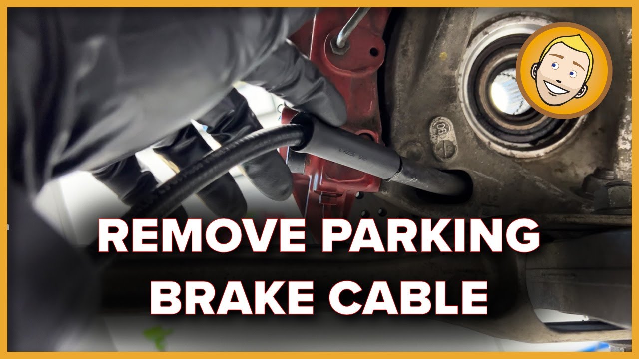 How to REMOVE the PARKING BRAKE CABLE from a Porsche Cayman/Boxster ...