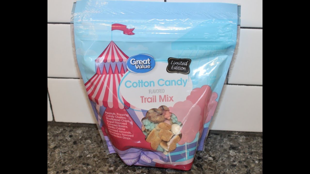 Great Value (Walmart) Cotton Candy Trail Mix Review - YouTube