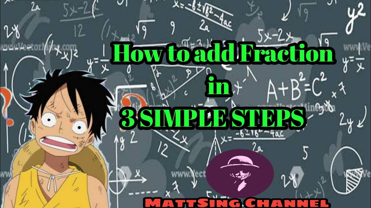How To Add FRACTION In Three Simple STEPS YouTube