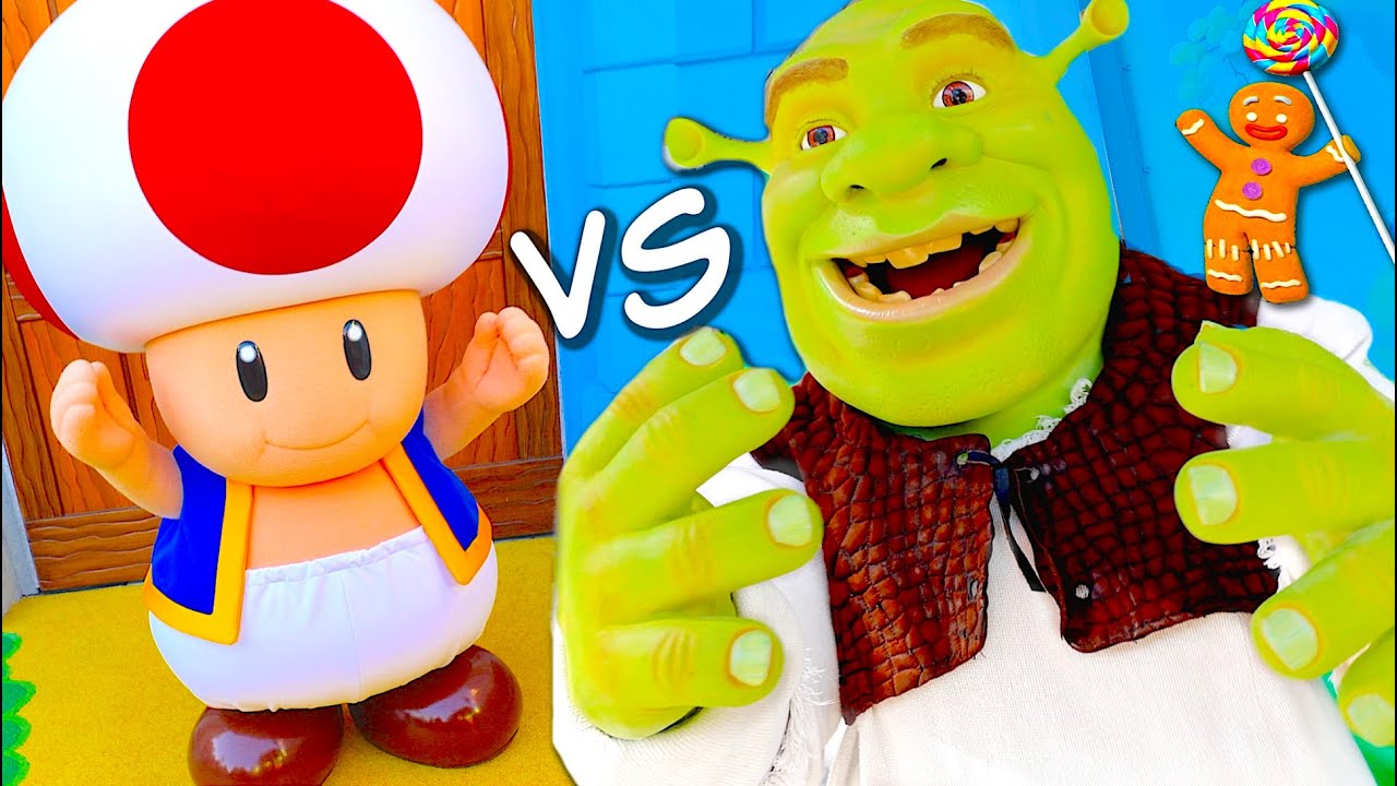 Universal Studios Hollywood TOAD IS LOVE, SHREK IS LIFE - YouTube